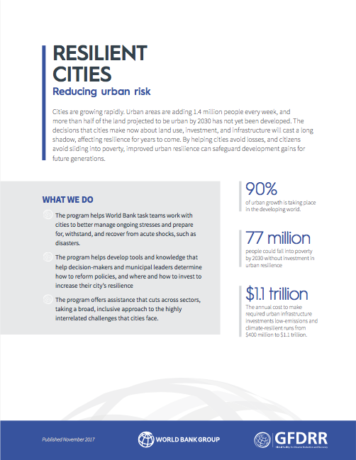 Engagement Note: Resilient Cities | GFDRR
